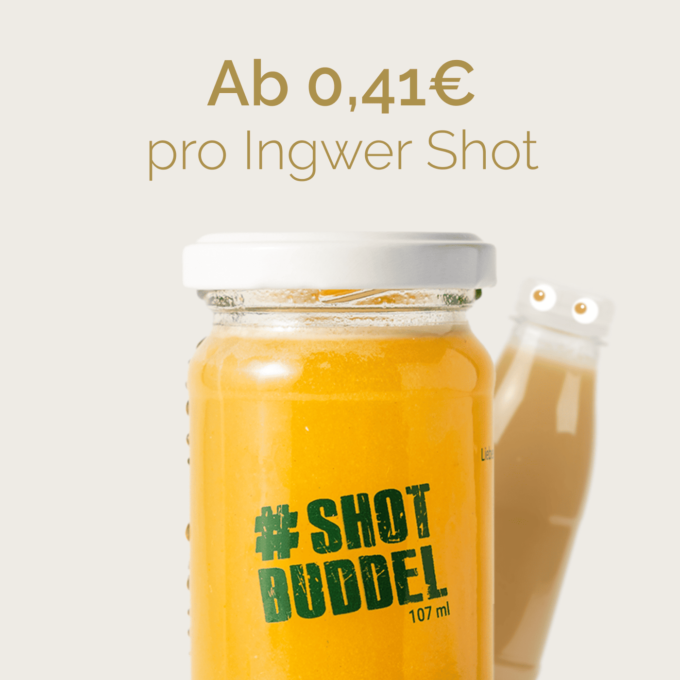 Bio Ingwer Shots von Hansegrün - Ingwer Shots einfach selbermachen 🔥