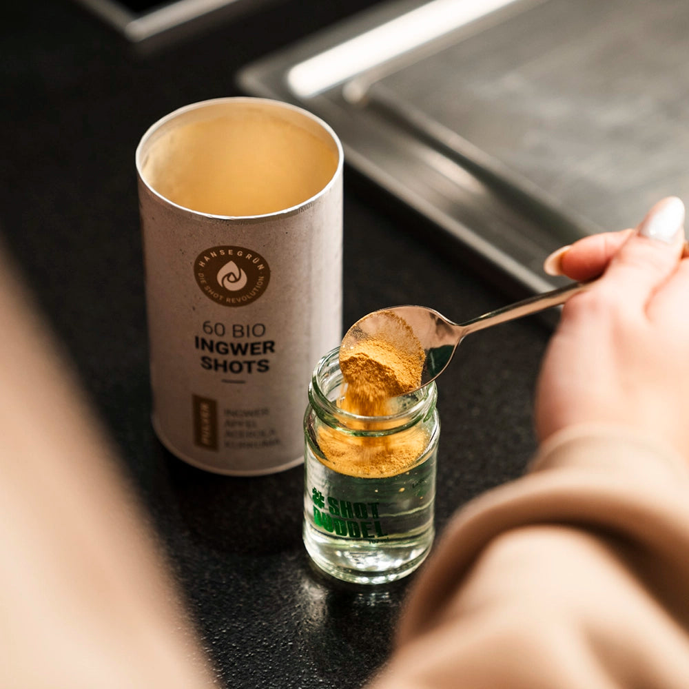 Bio Ingwer Shots von Hansegrün - Ingwer Shots einfach selbermachen🔥